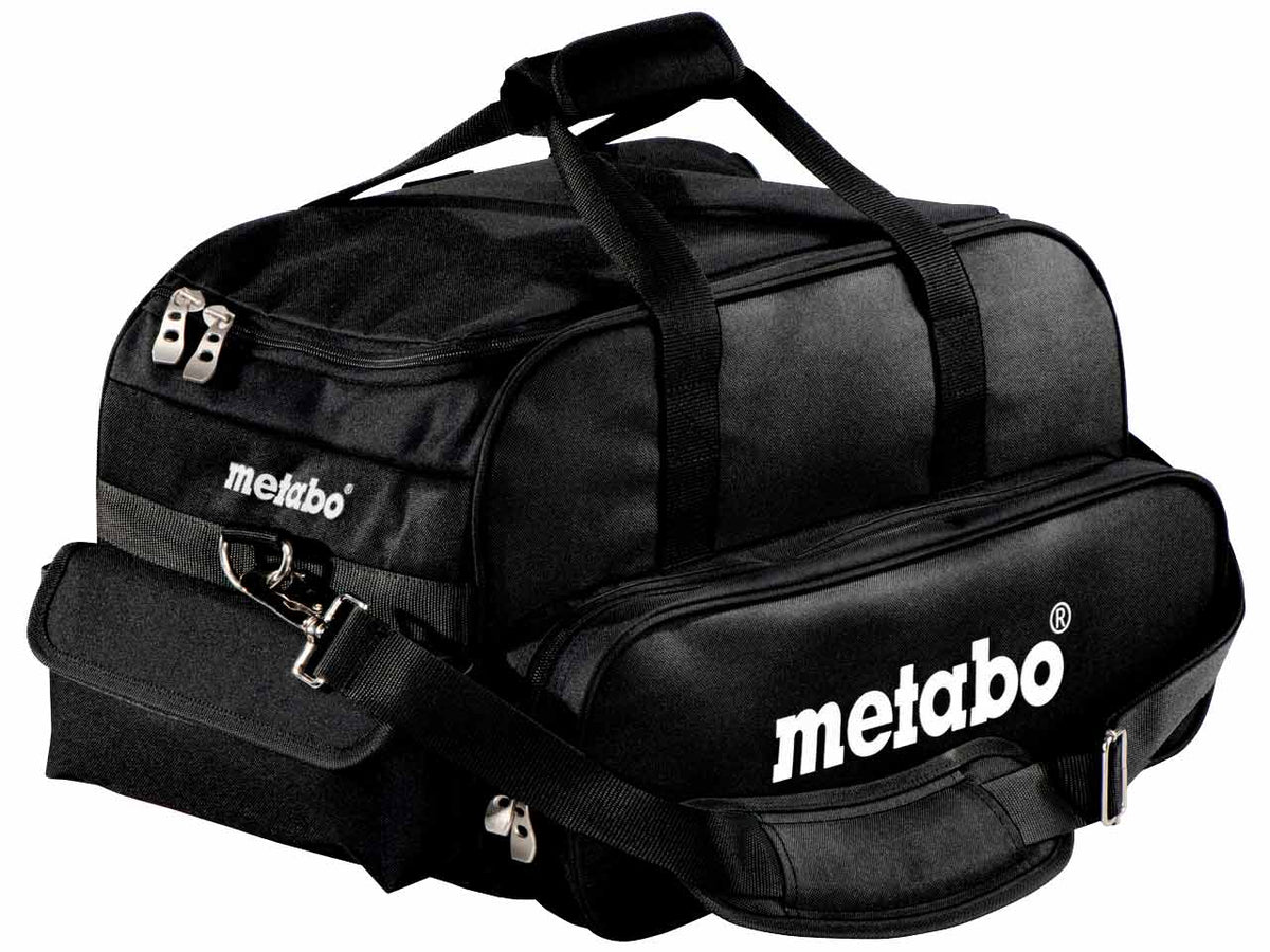 Metabo Black Canvas Tool Bag 460x260x280mm | TOOLBAG-BLACK – Trade ...
