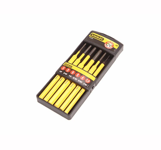 Stanley Pin Punch Kit 6 Piece Set | STA418226 – Trade Counter Direct